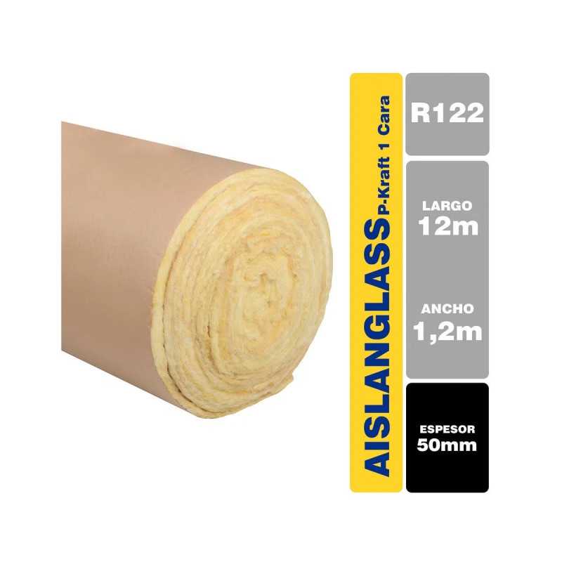 Aislaglass Lana de Vidrio 50mm R122 Volcan - Aislante Térmico y Acústico