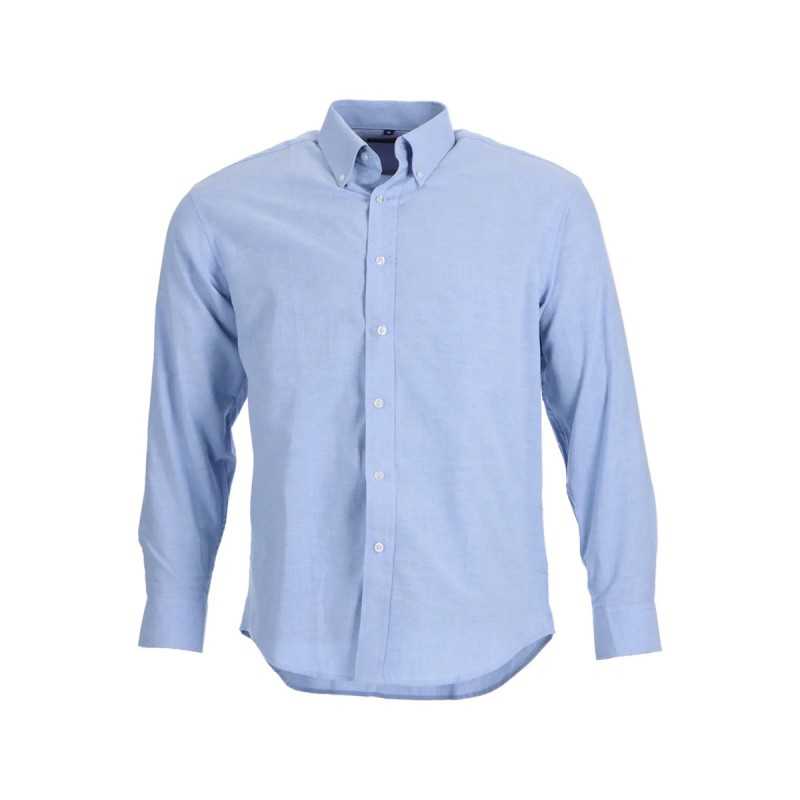 Camisa Oxford Manga Larga Celeste Talla M | Estilo Profesional y Comodidad en un Solo Diseño