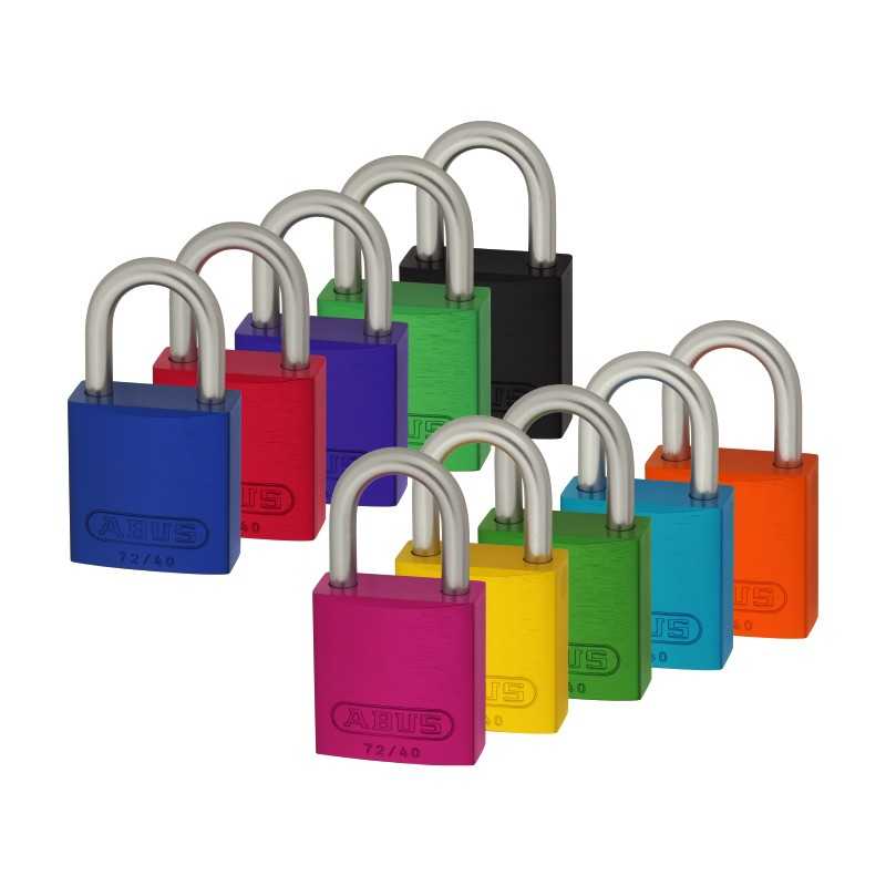 Candado de Aluminio Abus 72/40 HB75 KD RTN Plata – Alta Seguridad y Durabilidad