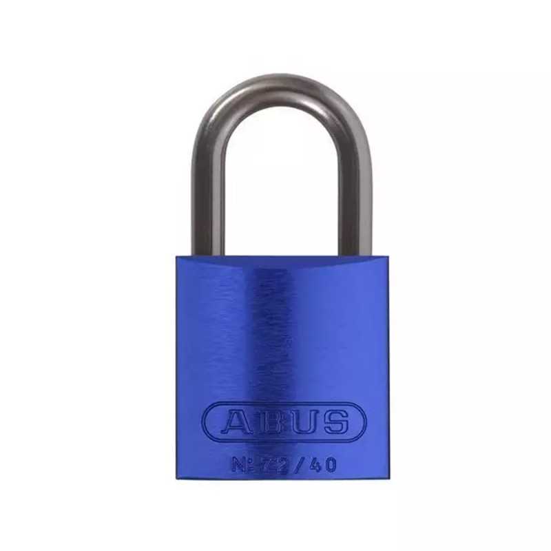 Candado de Aluminio 72/40 HB26 KD RTN Azul | Seguridad Eficiente Abus