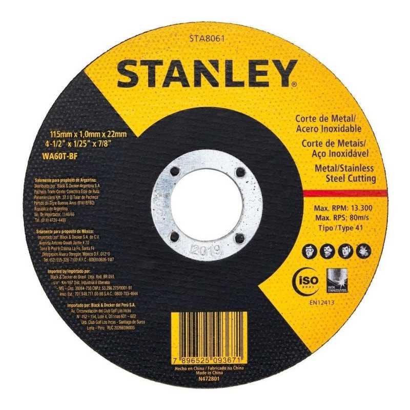 Disco De Corte Metal Stanley Acero Inox 4 1 2 OFERTA En Triplee cl disco-de-corte-metal-stanley-acero-inox-4-1-2-oferta-en-triplee-cl